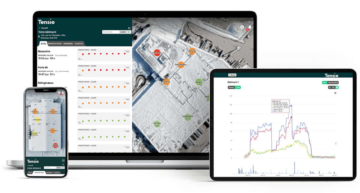 Maintenance préventive intelligente des toitures de bâtiments | Tensio